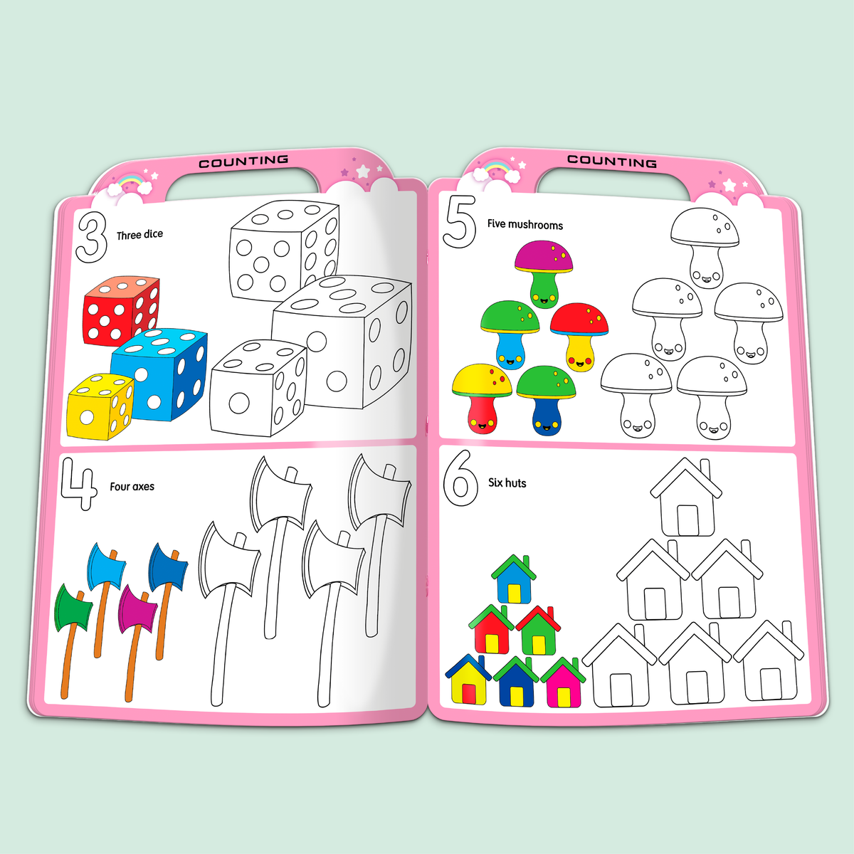 Numbers Coloring Book | 1 to 20 with Activities – Little Master