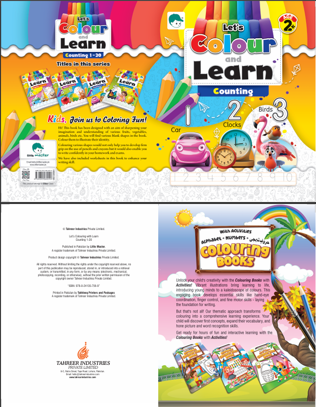 Let's Color and Learn | Counting – Little Master