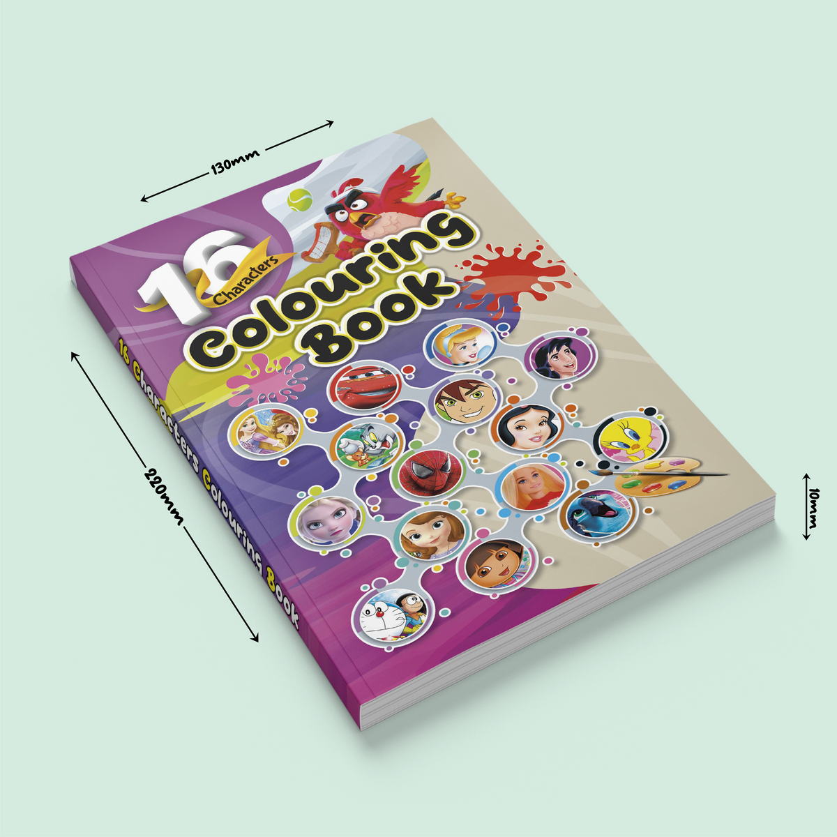 16 Characters Coloring | Book 1 – Little Master