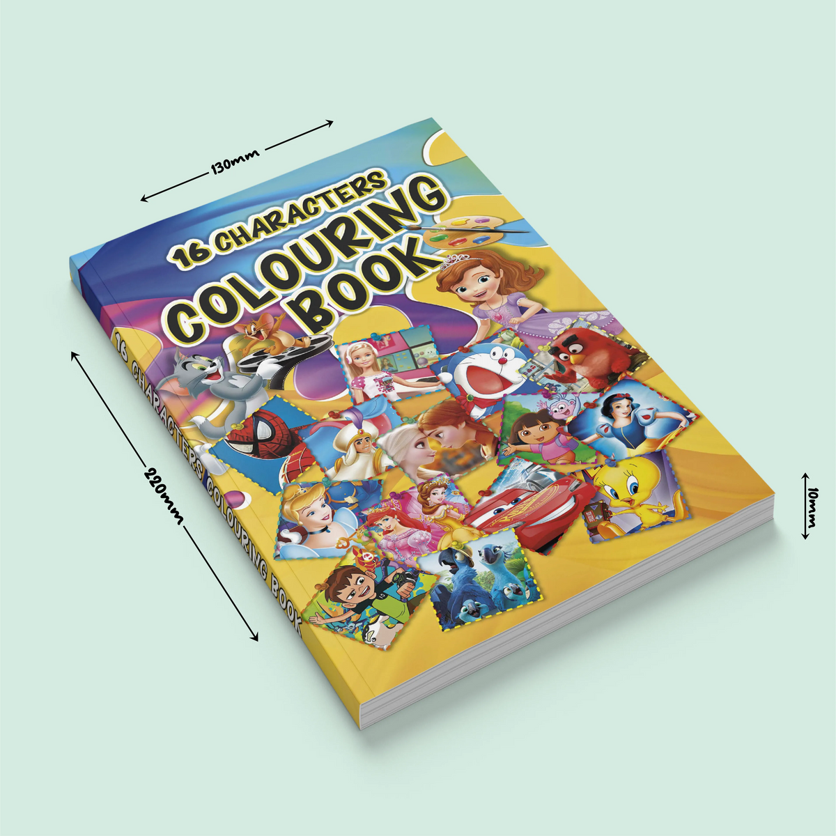 16 Characters Coloring | Book 2 – Little Master