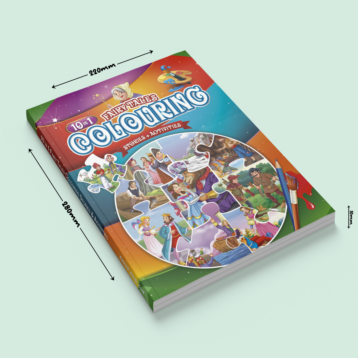 Fairy Tales Coloring 10 in One | Book 4 – Little Master
