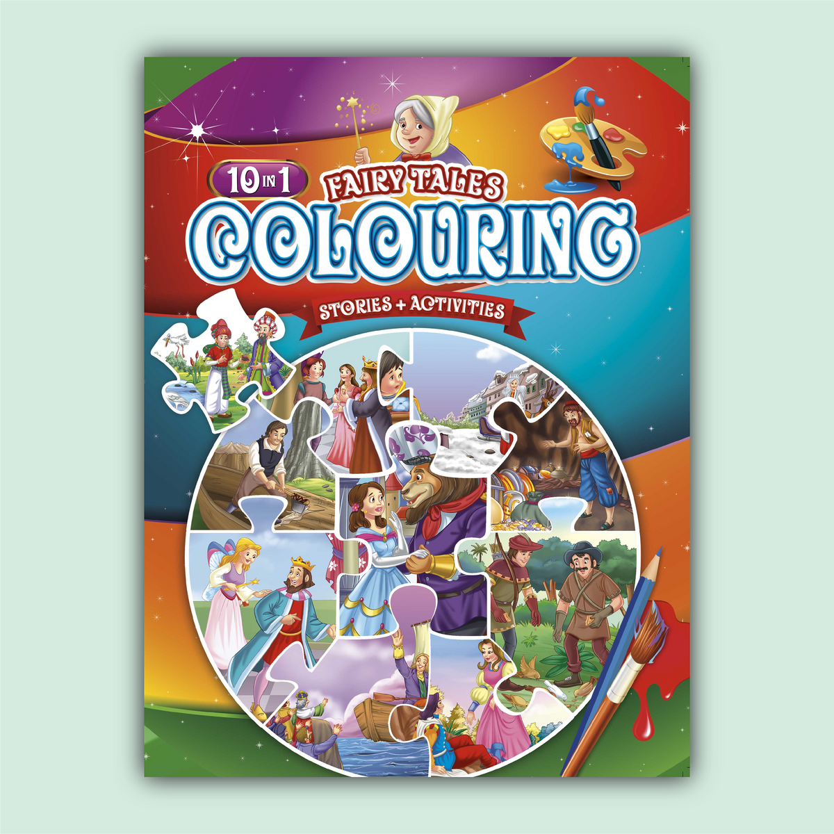 Fairy Tales Coloring 10 in One | Book 4 – Little Master