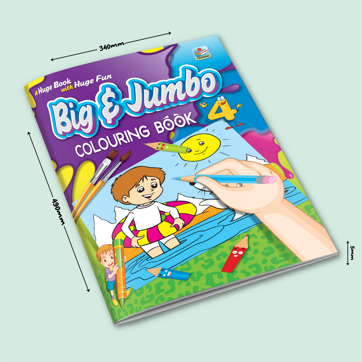 Big & Jumbo Coloring | Book 4 – Little Master