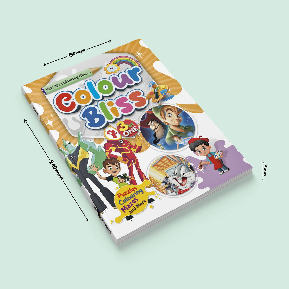 Color Bliss 3 in One | Ben 10, Peter Pan and Bugs Bunny – Little Master